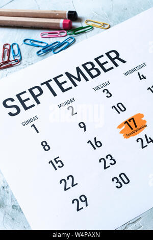 US Constitution Day or Citizenship Day. Constitution Day September 17th ...