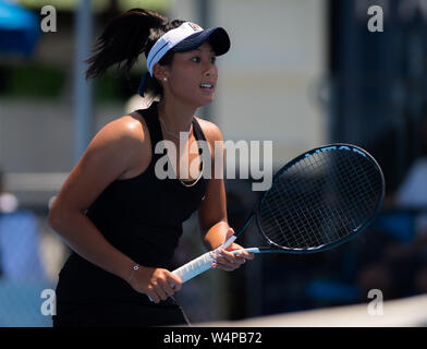 Priscilla Hon of Australia during the first round of the U.S. Open ...