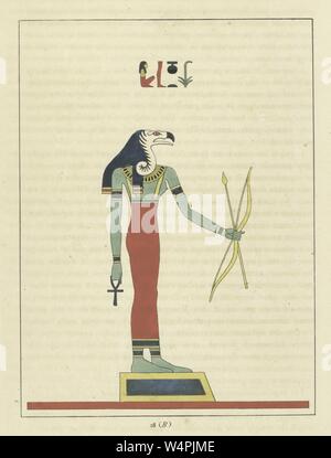 Ancient Egyptian goddess Wadjet, holding the ankh and the scepter, the ...