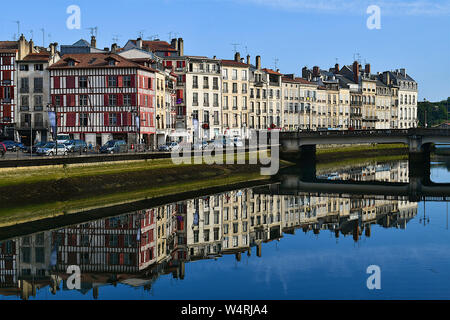 Cityscape of Bayonne Basque Country France Stock Photo - Alamy