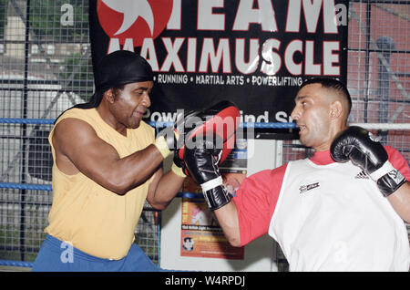 Boxing. Prince Naseem Hamed Training, Sheffield. Prince Naseem Hamed in ...