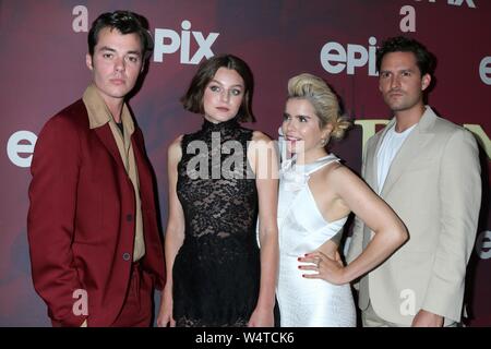 Jack Bannon, Emma Corrin, Paloma Faith and Ben Aldridge attending the ...