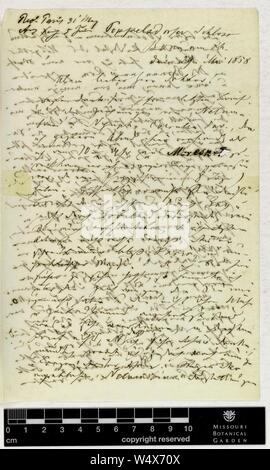 Correspondence - Caspary (Robert) and Engelmann (George) (Jun 6, 1868 ...