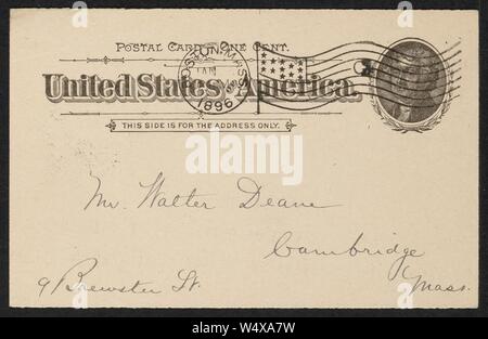 Correspondence relating to the Blue Hills flora project, 1894 1896 ...