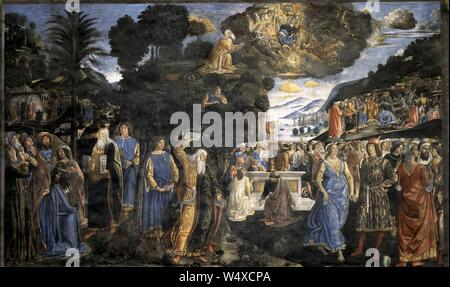 'Le Tavole della Legge' by Cosimo Rosselli depicts the biblical Ten ...