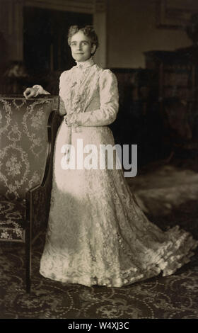 Portrait of Ida Saxton McKinley, wife of President William McKinley ...