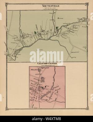 County atlas of Sullivan, New York Stock Photo - Alamy