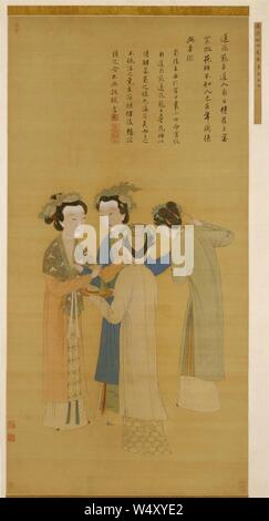 Court Ladies of the Former Shu by Tang Yin Stock Photo - Alamy