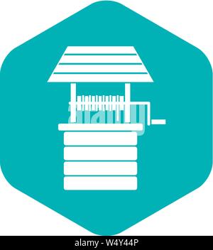 Water well icon, simple style Stock Vector Image & Art - Alamy