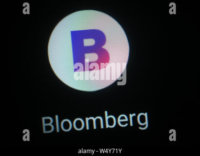 Bloomberg terminal screen stock market price graph Stock Photo - Alamy