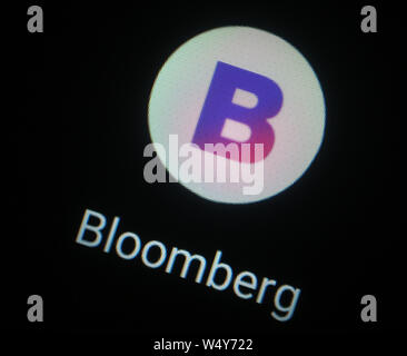 Bloomberg terminal screen stock market price graph Stock Photo - Alamy