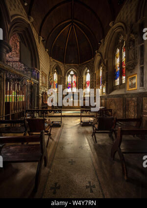 Interior of a Norman church, Saint Cuthberts church Norham in ...