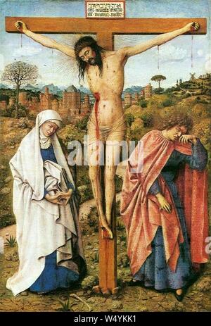Crucifixion (after van Eyck Stock Photo - Alamy