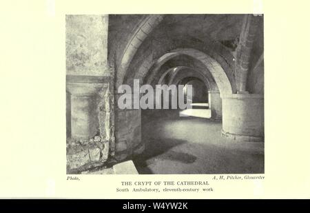 Crypt of Gloucester Cathedral, South Ambulatory Stock Photo - Alamy