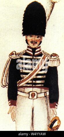 Cuirassiers. Naples 1814 1815 Stock Photo - Alamy