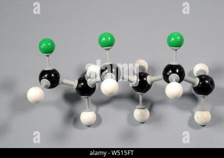 Polyvinyl chloride PVC molecule Stock Photo - Alamy