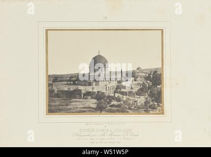 Palestine. Jérusalem. Mosquée d'Omar negative August 20 1850; print ...