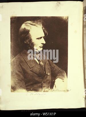Self-portrait 1843 - 1844 by John Adamson Stock Photo - Alamy