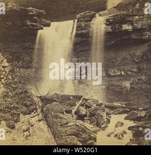 The lower Kauterskill Fall - 80 feet high , Waterfalls Stock Photo - Alamy