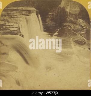 Chasm, Trenton Falls. Deloss Barnum (American, 1825 - 1873 Stock Photo ...