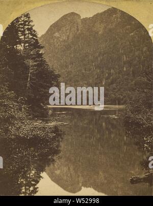 Profile Lake, Franconia Notch.. Benjamin West Kilburn (American, 1827 ...