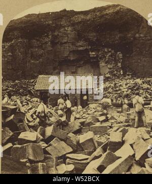 Stone Quarries near Newport, Monmouthshire.. London Stereoscopic ...