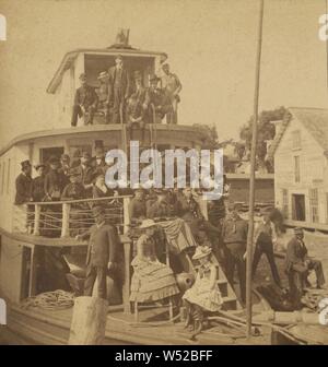 On American ferry boat Stock Photo - Alamy