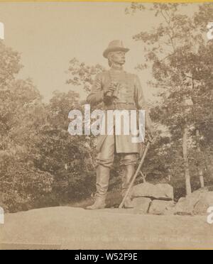 Statue of Gen. Warren, Little Round Top.. William H. Tipton (American ...