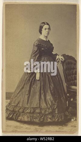 Unidentified woman, standing. Richard A. Lewis (American, 1820 - 1891 ...