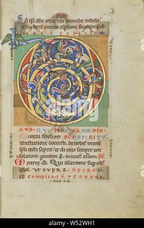 Inhabited Initial B, Unknown, Hildesheim, Germany, Europe, probably ...