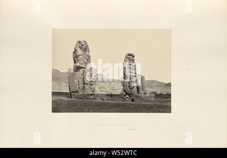 Francis Frith. The Statues of Memnon. 1857. England. Albumen print, No ...