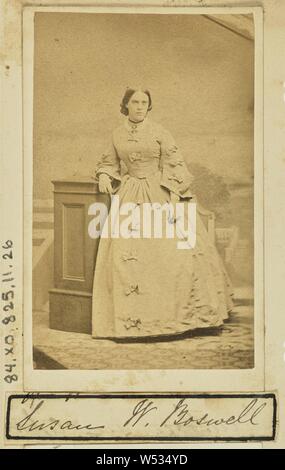 Portrait of Susan W. Boswell. Unknown maker Stock Photo - Alamy