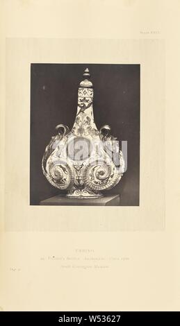 Bottle; William Chaffers, British, active 1870s, London, England; 1872 ...