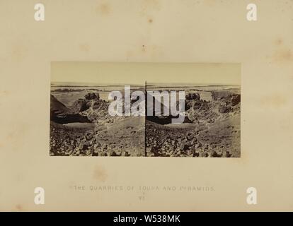 The Quarries of Toura and Pyramids. Francis Frith (English, 1822 - 1898 ...