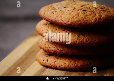 cookies with milk dark grey moody Stock Photo - Alamy