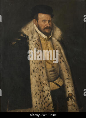 Giovanni Battista Moroni, Portrait of a Man with Raised Eyebrows ...