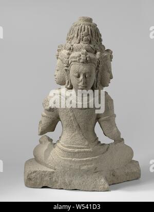 Brahmā with four heads and four arms Stock Photo - Alamy