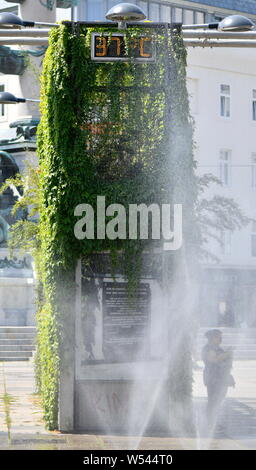 Vienna, Austria. 26th July 2019. Heatwave in the east of Austria ...