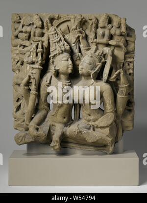Shiva a parvati, anonymous, 900 - 1100 Shiva and Parvati with Heavenes ...