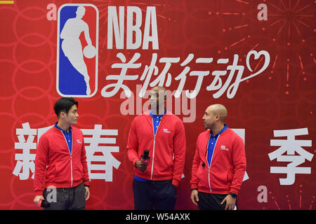 American professional basketball player Jason Terry attends a NBA ...