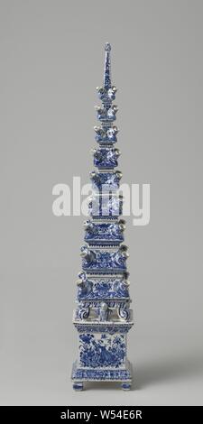 Flower pyramid of faience Stock Photo - Alamy