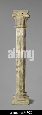 Stone column, A column of sandstone with octagonal shaft. An octagonal ...