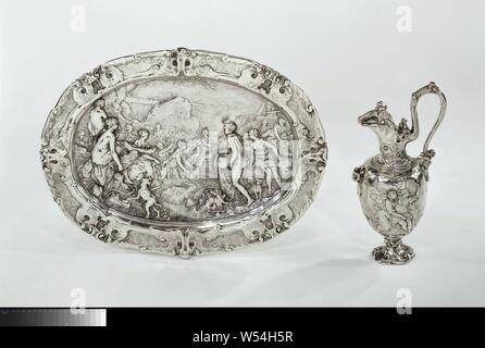 Ewer with scenes from the story of Diana and Callisto. Created by ...