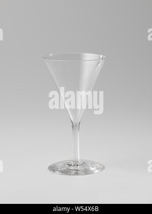 Chalice glass with funnel -shaped chalice, anonymous, c. 1725 - c. 1750 ...