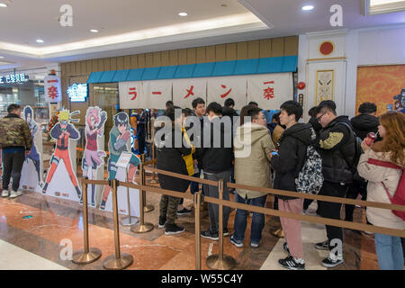 Chinese customers and manga fans queue up in the world's first licensed ...