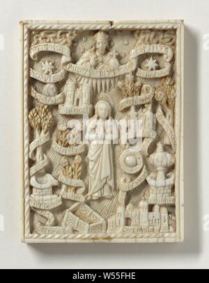 Immaculate Virgin, Panel with Maria Immaculata, Rectangular relief of ...