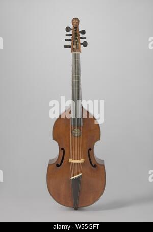 Bas viola da gamba, Pieter Rombouts, Amsterdam, 1726, maple (wood ...