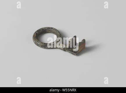 Key, c. 1200 - c. 1400 Key with large acorn eye, short handle and a ...