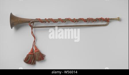 Natural trumpet (signal trumpet), anonymous, c. 1800 - c. 1830 musical ...