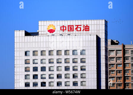 --FILE--View of a signboard of CNPC (China National Petroleum ...
